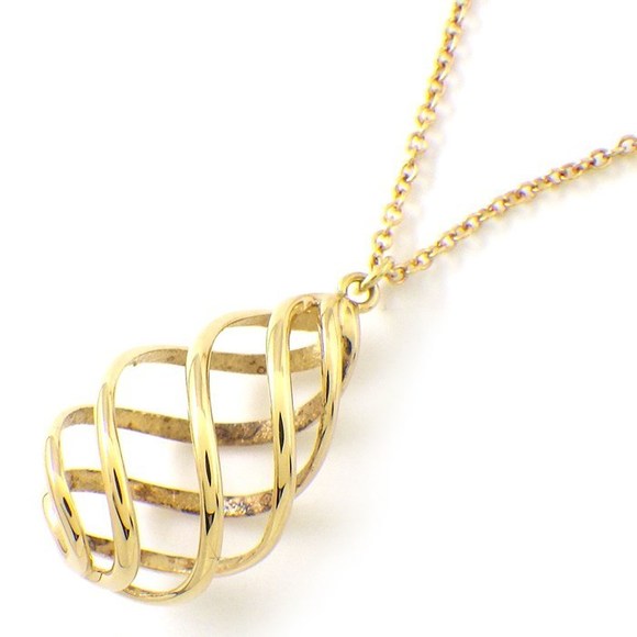 Tiffany & Co. | Jewelry | Tiffany Luce Twist Spiral Necklace Yellow ...